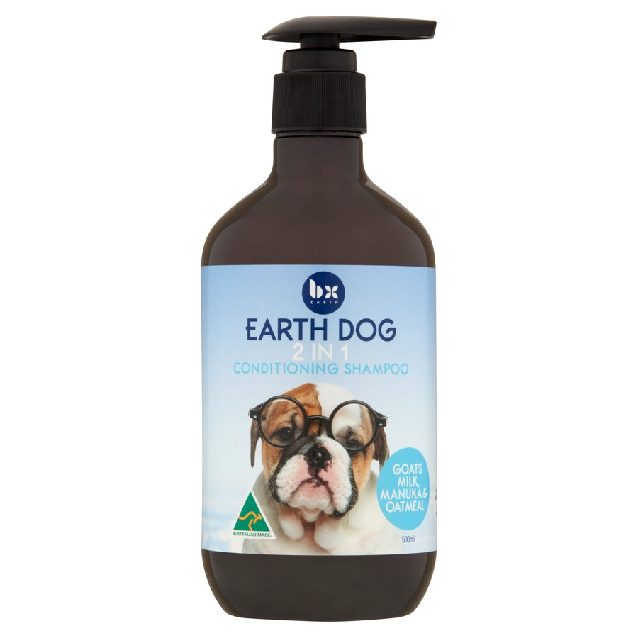 EARTH DOG Natural 2 in 1 Dog Conditioning Shampoo — BX Earth – bxearth