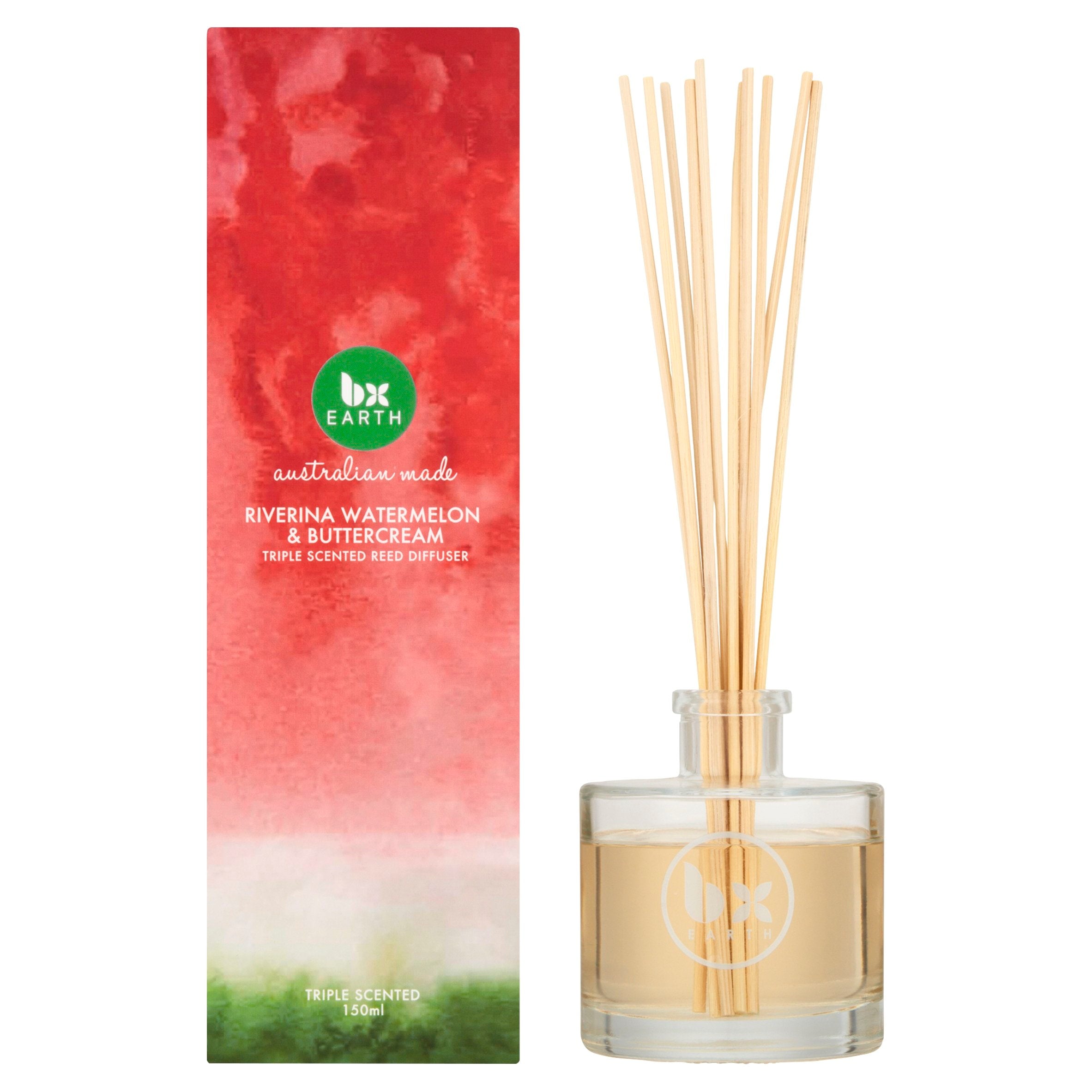 Riverina Watermelon and Buttercream Reed Diffuser — BX Earth – bxearth