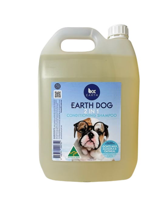 EARTH DOG 5L Natural 2 in 1 Dog Conditioning Shampoo — BX Earth – bxearth