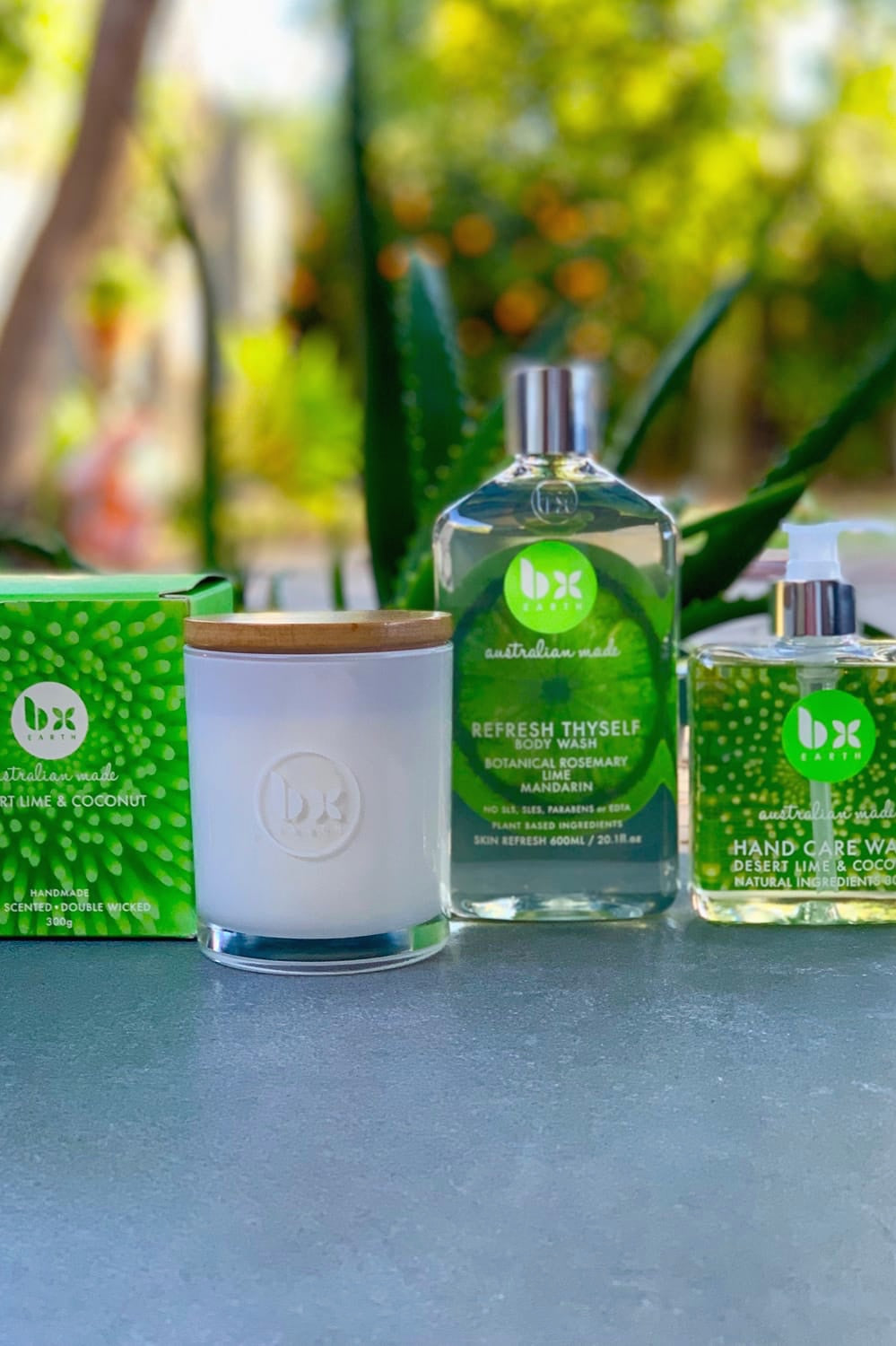 Green - 1x Candle, 1x New Bodywash, 1x Handwash — BX Earth – bxearth